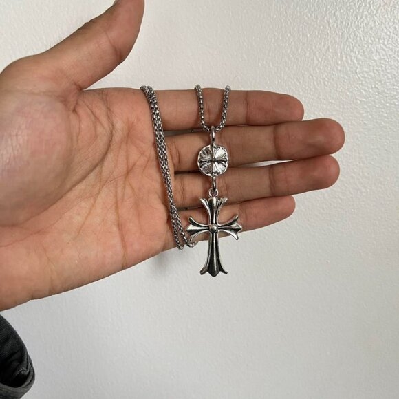 Accessories | Y2k Grunge Cross Pendant Necklace | Poshmark